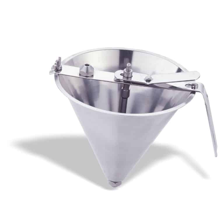 Stainless Steel Measuring Funnel 2 Liters Cod. 650-001 - Hotel supplies ...
